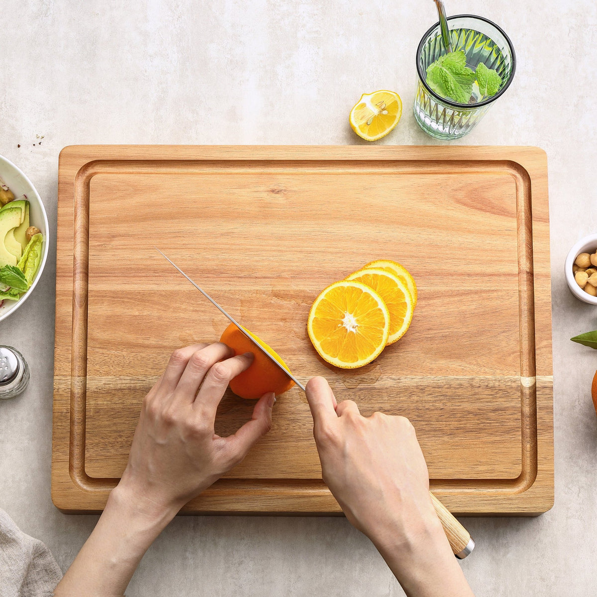 Sakura Cutting Board – Beautiful Wooden Board by Kansai Knives