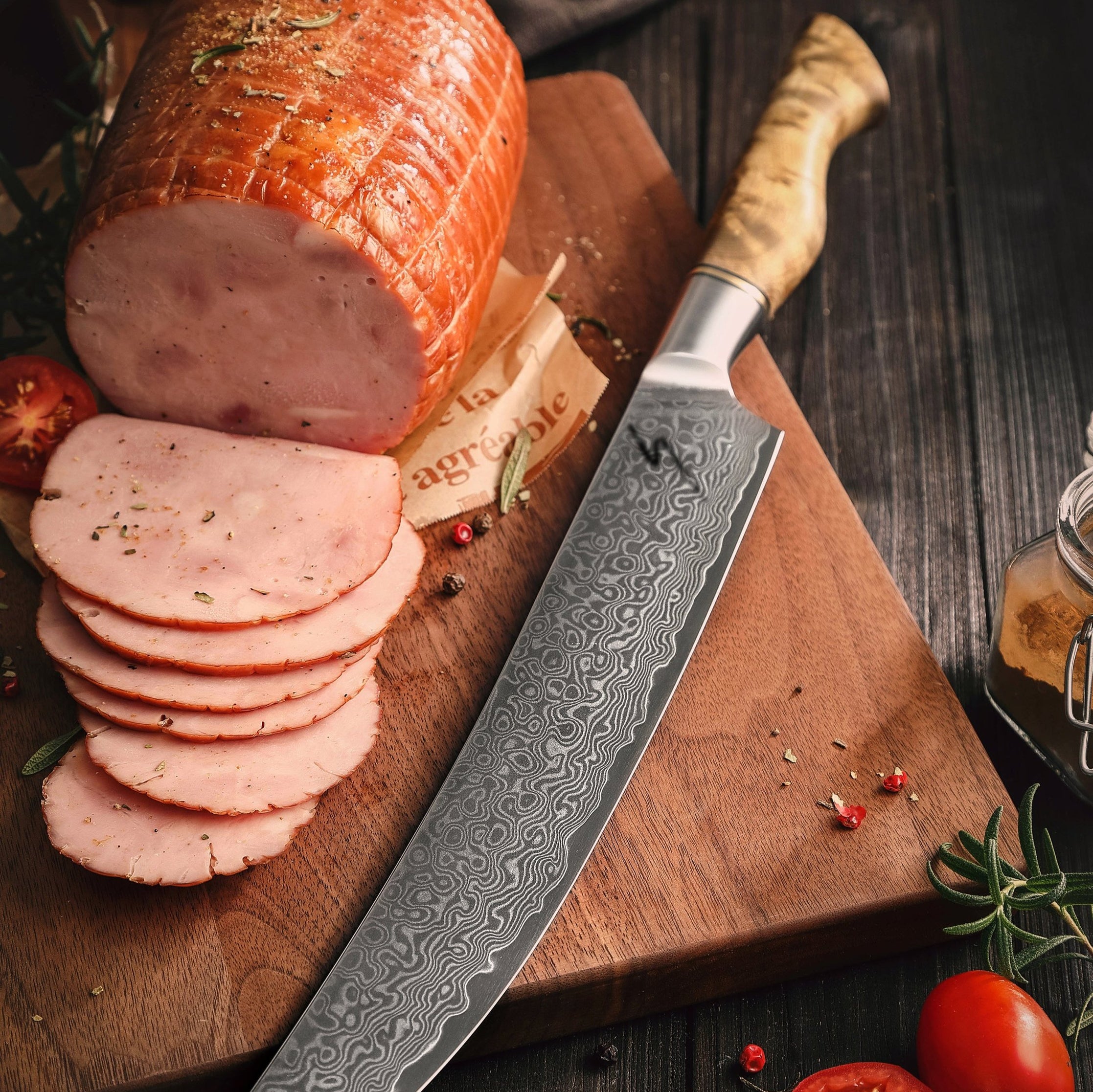Hone Carving Knife – Professional Carving Knife by Kansai Knives