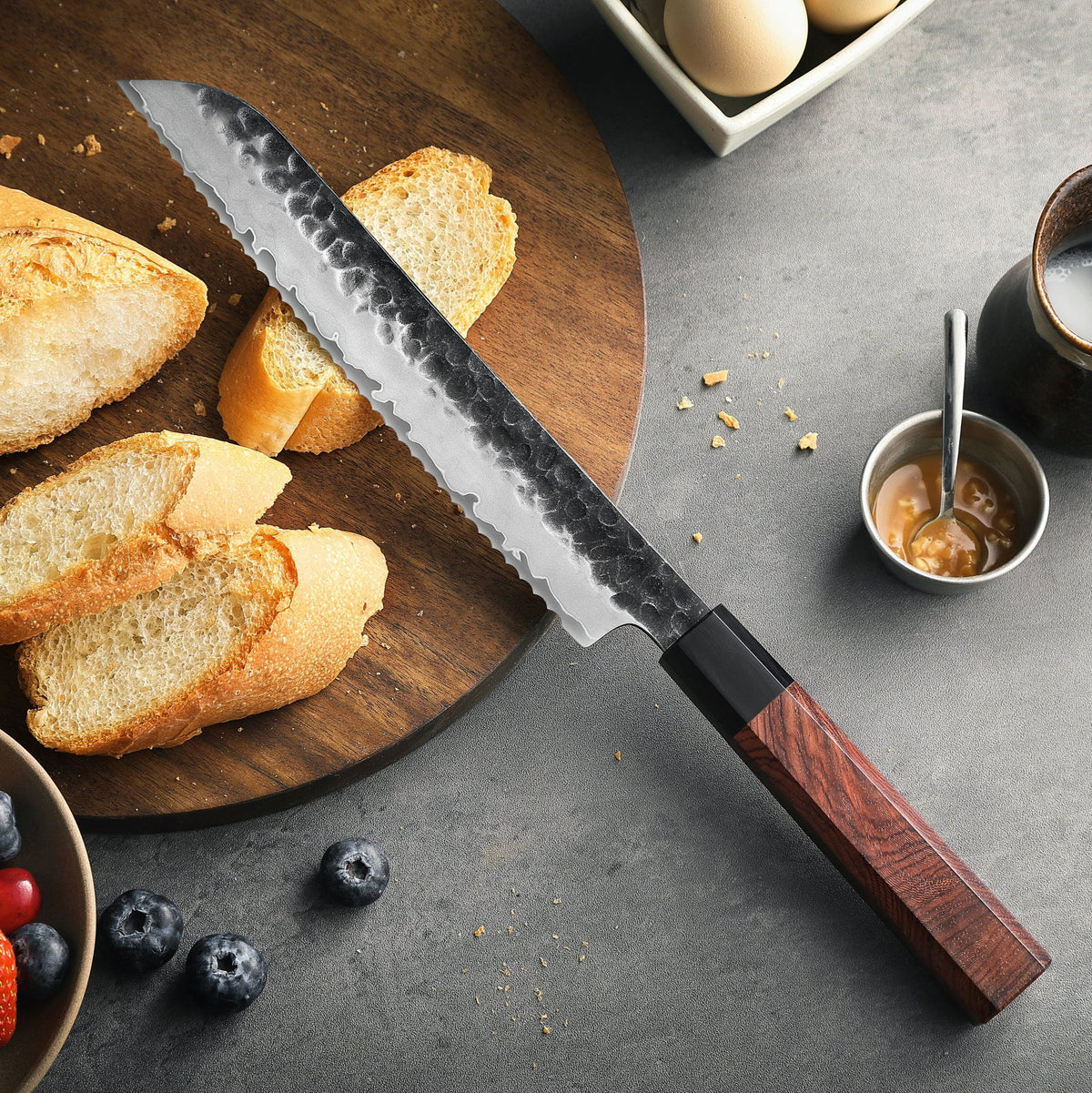 Hokuto Bread Knife – Reliable Serrated Knife by Kansai Knives