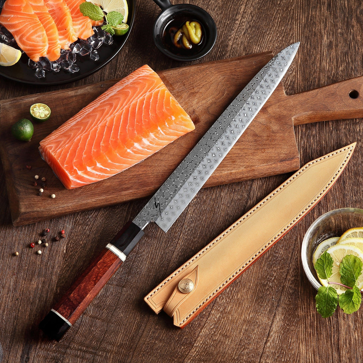 Shinobi 270 Yanagiba Knife – Professional Slicing Knife by Kansai Knives